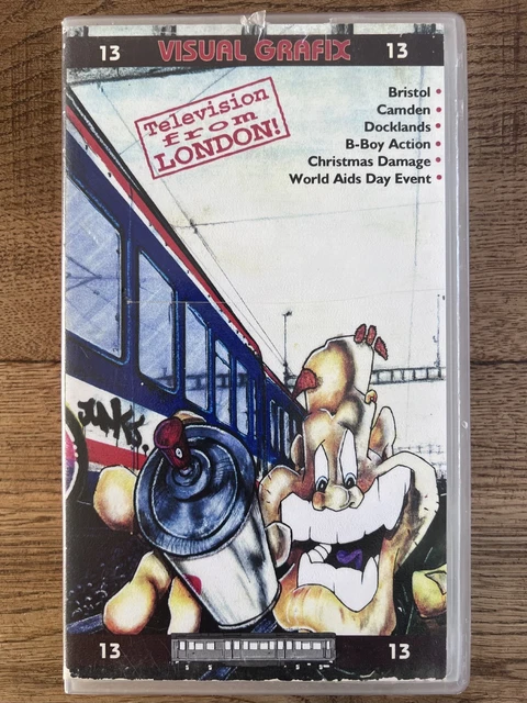 VISUAL GRAFIX 13 VHS Rare Original London Underground Graffiti Video ...
