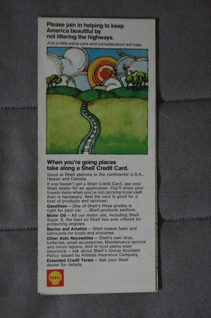 SHELL ROAD MAP ROAD MAP 1973 Edition - INDIANA $12.00 - PicClick CA