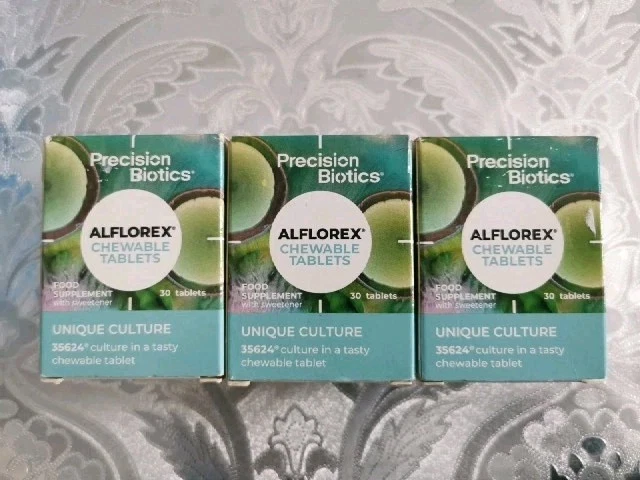 PRECISIONBIOTICS ALFLOREX CHEWABLE Tablets Unique Culture 30 Tablet ( Pack of 3) £31.92 ...