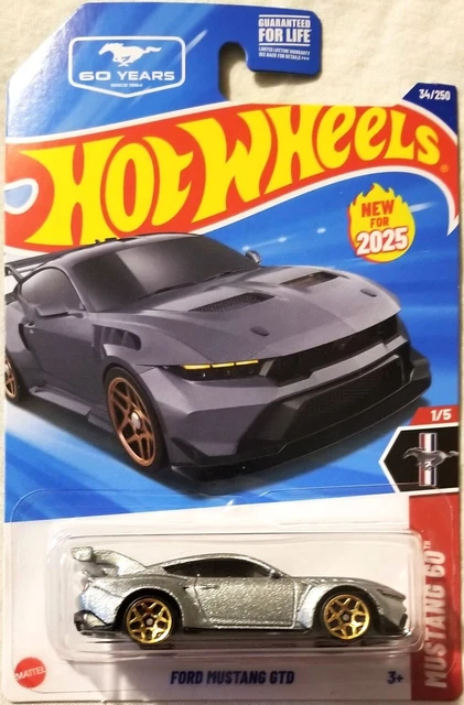 HOT WHEELS - 2025 Mustang 60 1/5 Ford Mustang GTD 34/250 (BBHYW19) $12. ...