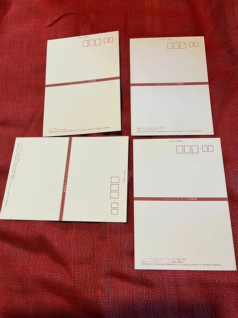 LEONARDO DA VINCI Postcard Set 4 Renaissance Art Italy Used ss6 $52.71 ...