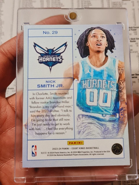 NBA 2023/2024 PANINI Court Kings Nick Smith JR 🏀 Rookie Card No 29 $2. ...