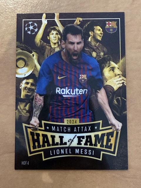 HALL OF FAME Lionel Messi Match Attax 2024/2025 Barcelona 24/25 # HOF4 ...