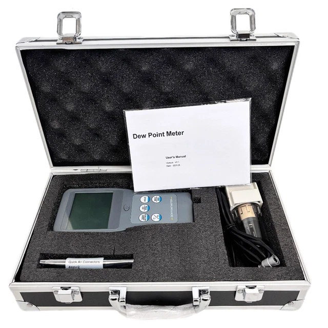 PORTABLE DEW POINT Meter Dewpoint Meter Analyzer for Lab Precision ...