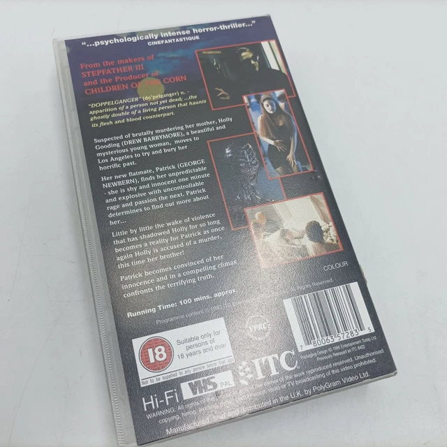 DOPPELGANGER (1986) VHS Video [Ex] ITC Video | Drew Barrymore EUR 5,69 ...