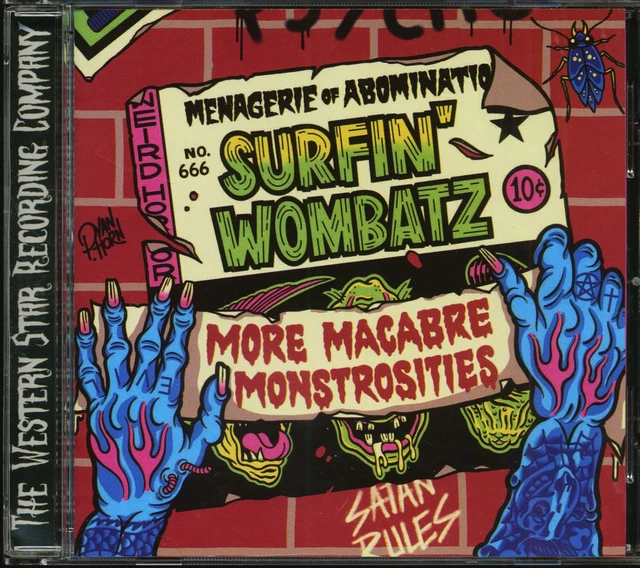 THE SURFIN' WOMBATZ - More Macabre Monstrosities (CD) - Psychobilly EUR ...
