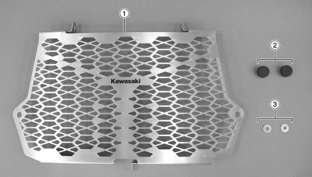 2019-2023 GENUINE KAWASAKI Versys 1000 Se Lt+ - Oem Radiator Trim 99994 ...