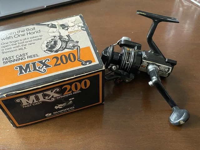 VINTAGE SHIMANO FAST Cast Mix 200 Spinning Reel in Box $34.77 - PicClick