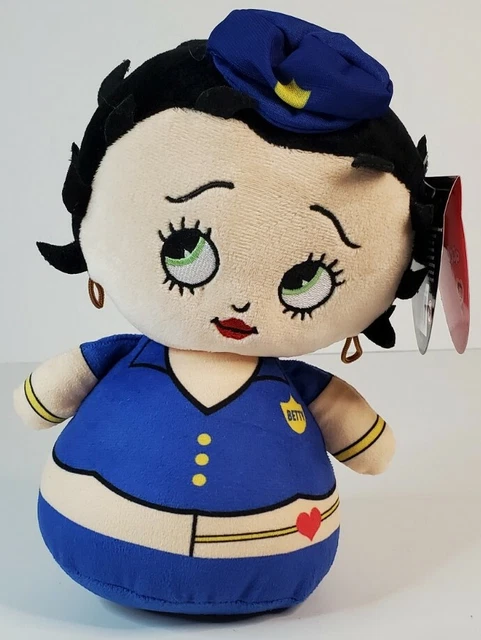 KELLYTOY BETTY BOOP Plush Doll Police Officer "Boop Oop A Doop" 10" $11 ...