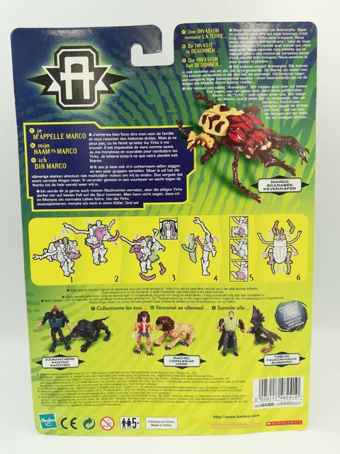 TRANSFORMERS ANIMORPHS DELUXE Marco Beetle - Scarabee Figure Hasbro ...