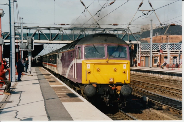 RAILWAY PHOTOGRAPH CLASS 47 47807 at Doncaster 30/03/97 £1.50 - PicClick UK