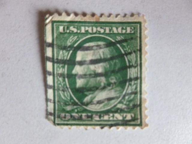 TIMBRE RARE BENJAMIN FRANKLIN US POSTAGE - ONE Cent VERT - ANNEE 1902 ... TIMBRE RARE BENJAMIN FRANKLIN US POSTAGE - ONE Cent VERT - ANNEE 1902 ...