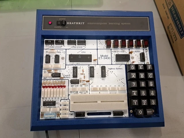 HEATHKIT MODEL ET-3400 Microcomputer Learning Center & ET-3300 ...