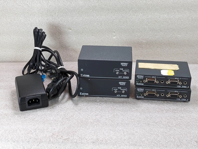 EXTRON ELECTRONICS VERSA Tools (2) série MTP MTP T R 15HD RS (2) VSW ...