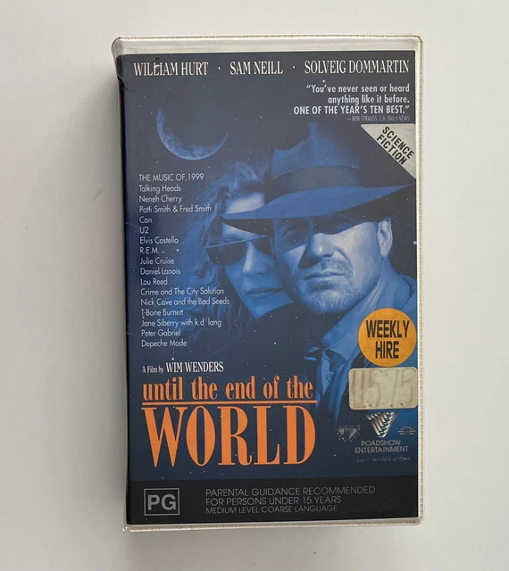 UNTIL THE END Of The World [VHS] Roadshow Video Big Box Ex-Rental Tape ...