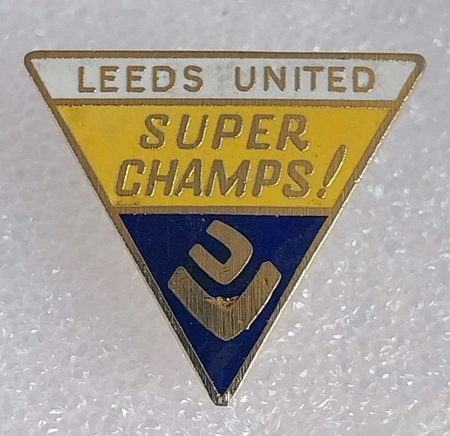 RARE VINTAGE ORIGINAL 1970's Leeds United Super Champs Coffer Enamel ...