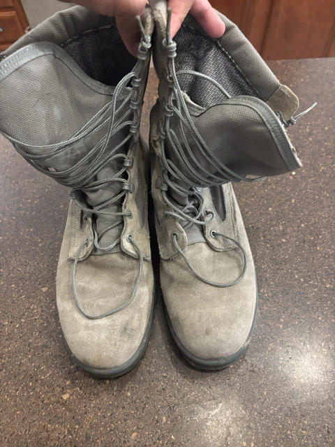 WELLCO AIR FORCE TW Combat Boots Men 9 Sage Green Military Vibram £39. ...