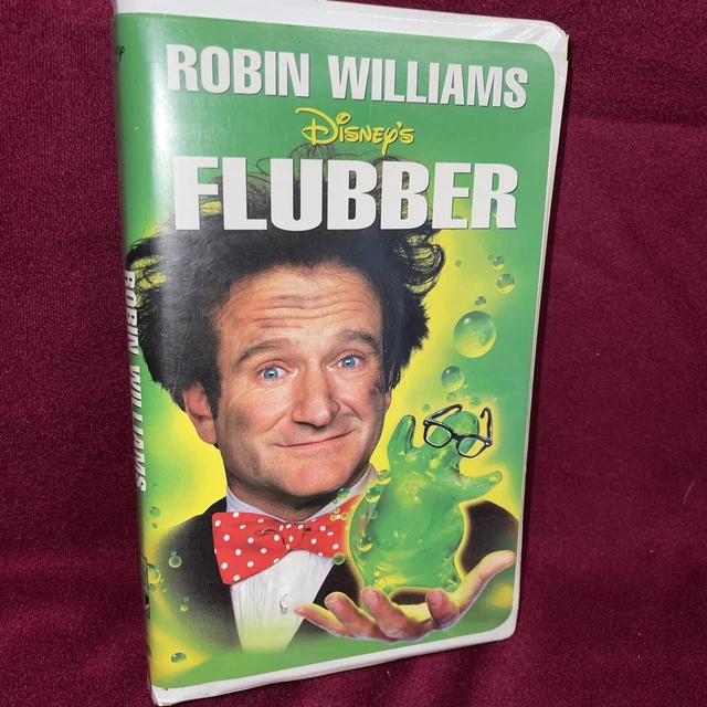 FLUBBER (VHS, 1998) Walt Disney - Clamshell - Robin Williams 90’s ...
