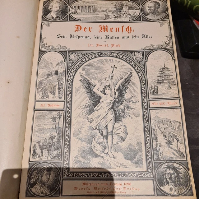 DER MENSCH SEIN Ursprung, Seine Waffen Und Sein Alter Von Dr.Bonif.Platz von1898 EUR 34,00 ...
