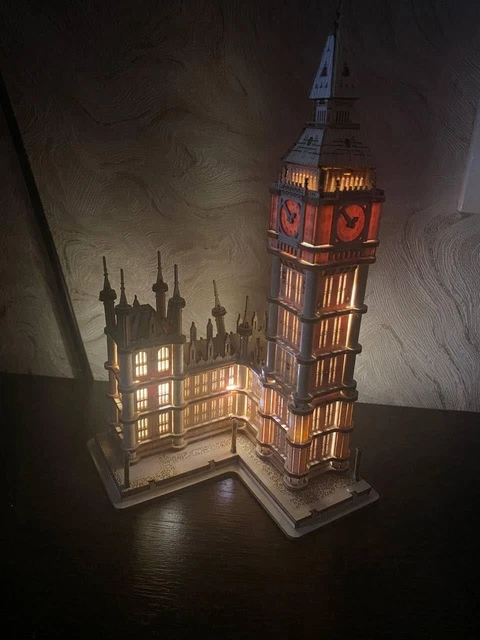 3D BIG BEN Wooden Jigsaw Puzzle Wood DIY Project Model Construction ...