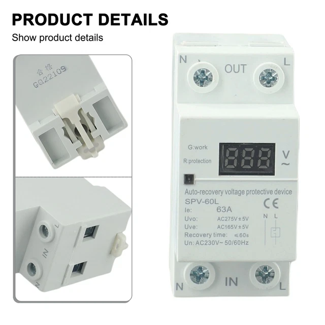 OVER/UNDER VOLTAGE PROTECTION for Electrical Appliances and Power ...