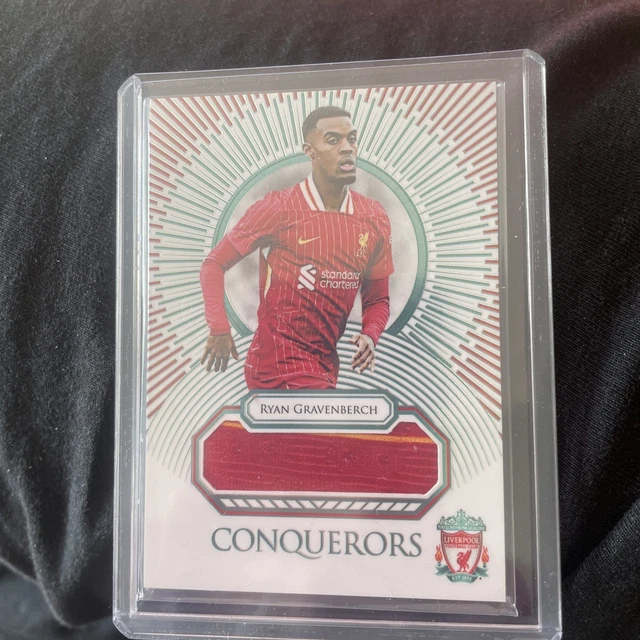 GRAVENBERCH LIVERPOOL FUTERA 2025 Patch game Worn relic No. 2/4 ...