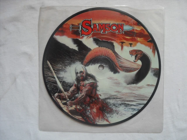 SAMSON RED SKIES Polydor Records Uk 7" Picture Disc Vinyl Single ...