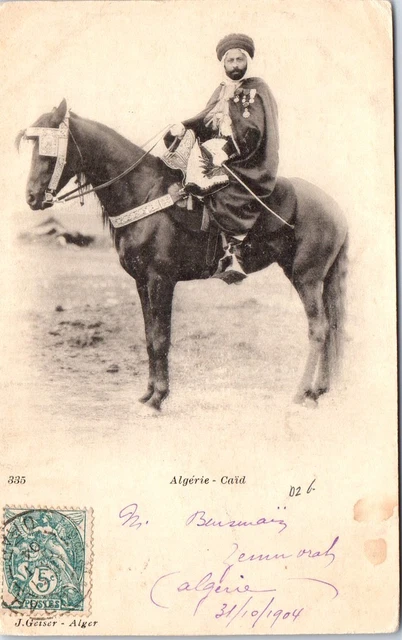 ALGERIE - SCENES et types - un caid. EUR 6,00 - PicClick FR