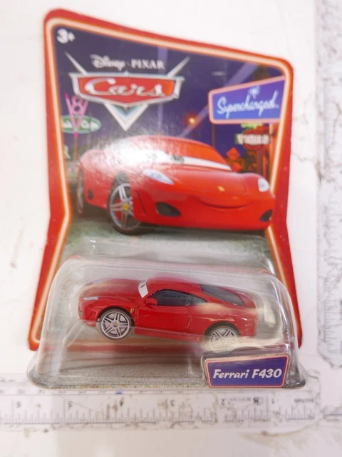 MATTEL DISNEY/PIXAR CARS Supercharged Ferrari F430 1:55 Scale New EUR ...