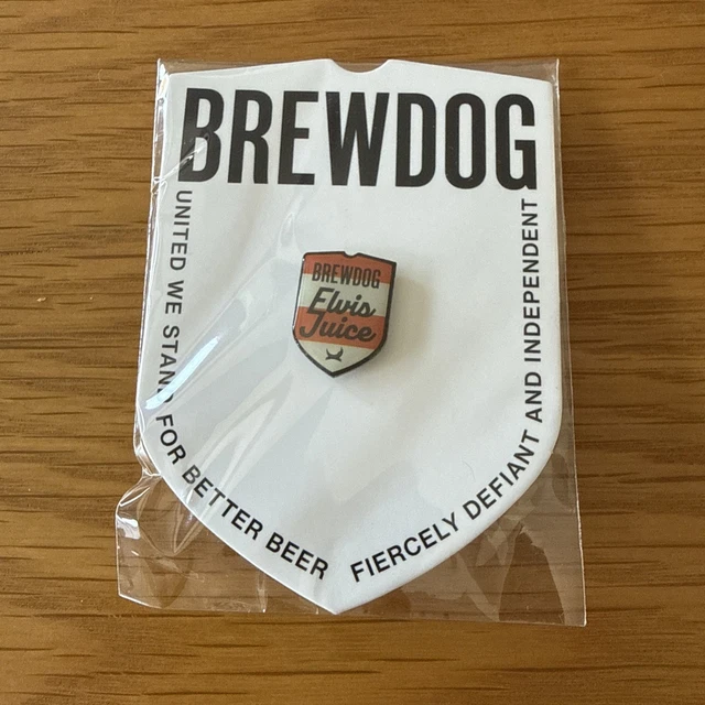 BREWDOG USA BRAND New Genuine Sealed Elvis Juice beer Pin Badge Non UK ...