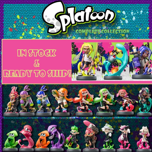 SPLATOON 3 AMIIBO Coin “Premium” Collection - All 20 Characters ...