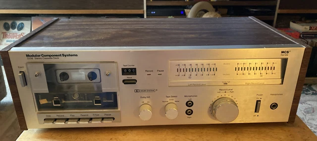 MODULAR COMPONENT SYSTEM Mcs 683-3338 Stereo Cassette Deck Recorder ...