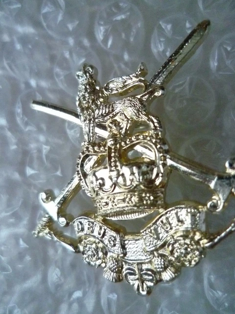 STAYBRITE INFANTRY TRAINING Battalions Corps Cap Badge QC Anodised ...