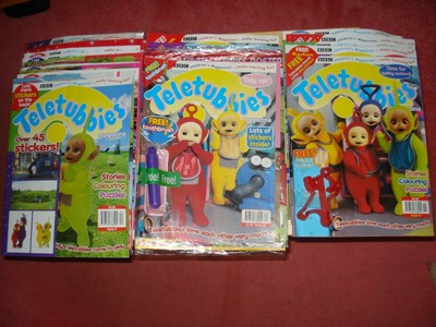 21 TELETUBBIES MAGAZINES 1998 Issue No's 3-9 And 11-17 And 19-25 New ...