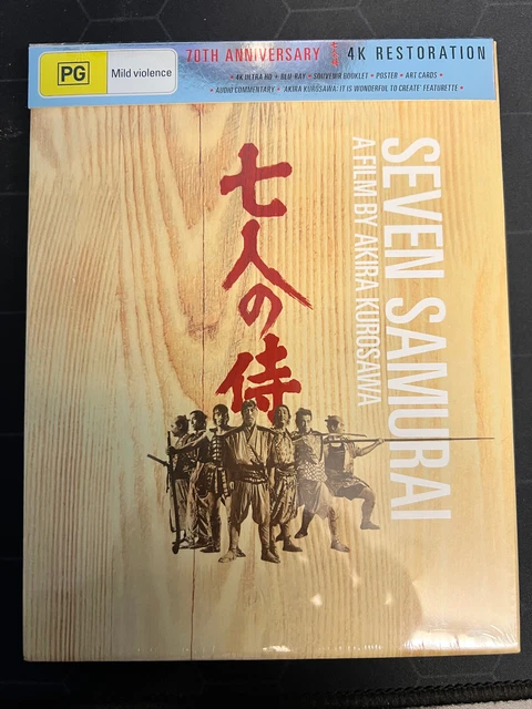 SEVEN SAMURAI 4K Ultra HD Blu-Ray 70th Anniversary Akira Kurosawa $129. ...
