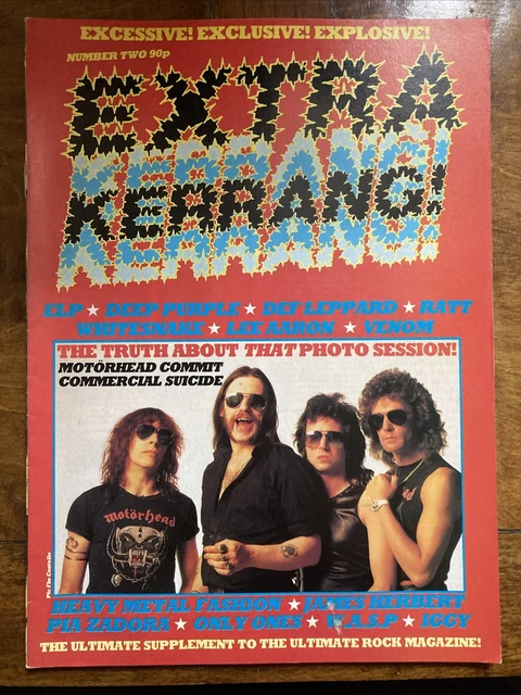 KERRANG EXTRA MUSIC Magazine #2 Motörhead Wasp Purple Leppard Venom ...
