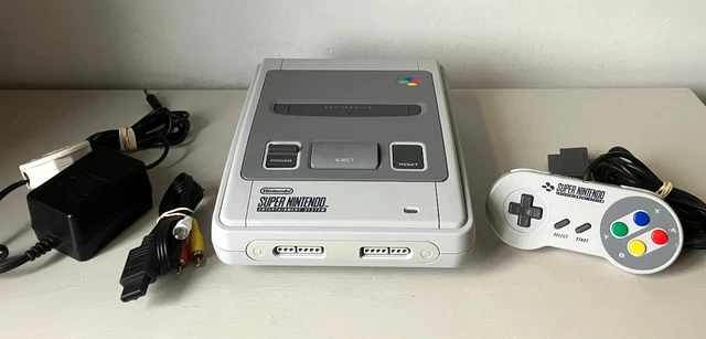 SWITCHLESS REGION FREE 50/60hz Super Nintendo SNES Console SuperCIC ...