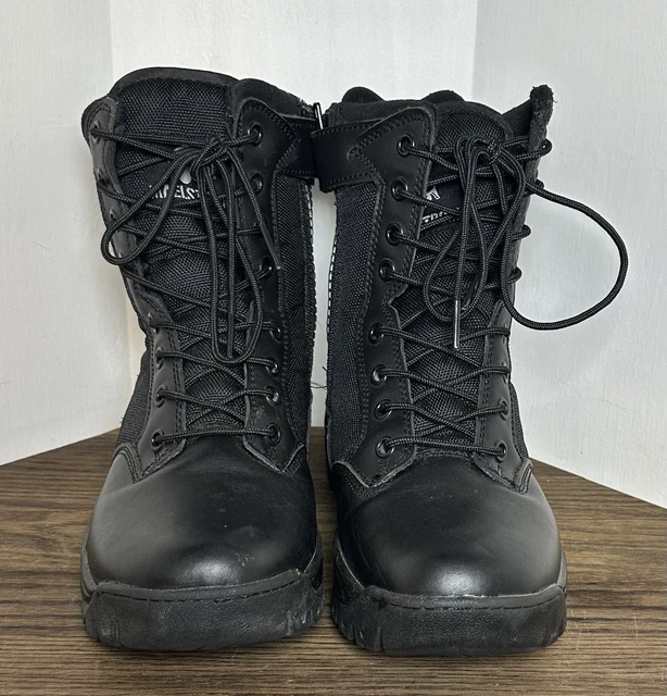 MAELSTROM BLACK COMBAT Tactical Boot Black Size 7 Motorcycle EMT EUC ...