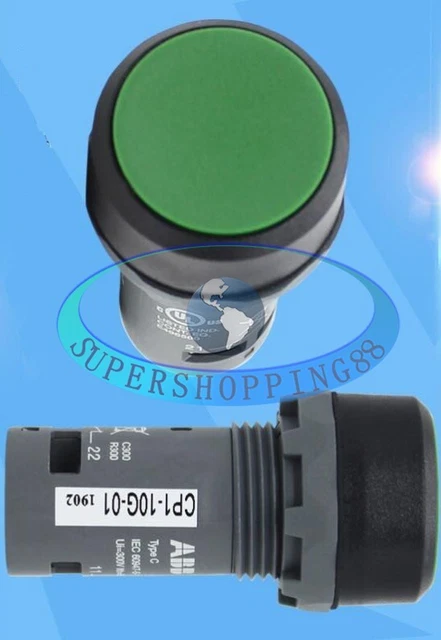 ONE NEW ABB CP1-10G-01 CP110G01 PushButton Switch 1NC Green £14.10 - PicClick UK