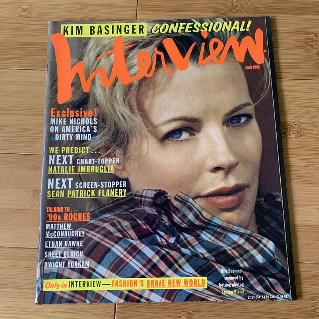 ANDY WARHOL INTERVIEW Magazine 1998 KIM BASINGER Steven Klein Ethan ...