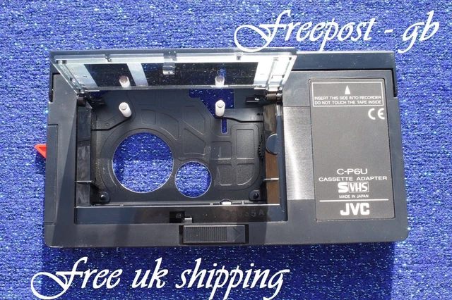 JVC C-P6U VHS-C To Vhs Video Adapter - Play Old Camcorder Tapes In Your ...
