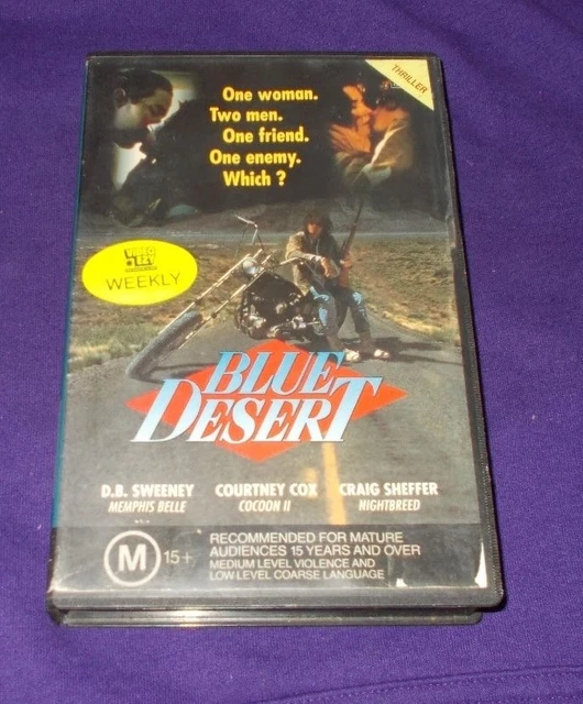 BLUE DESERT VHS Pal Courtney Cox Craig Sheffer £13.12 - PicClick UK