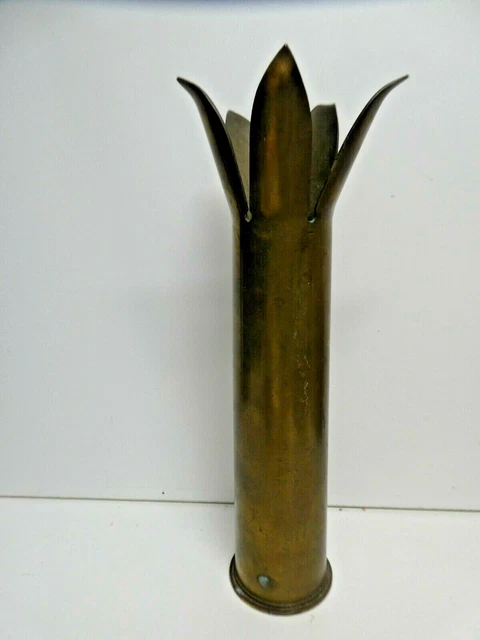 TRENCH ART BRASS Australian Army Shell Canister 1938 Ww2 Stamped To ...