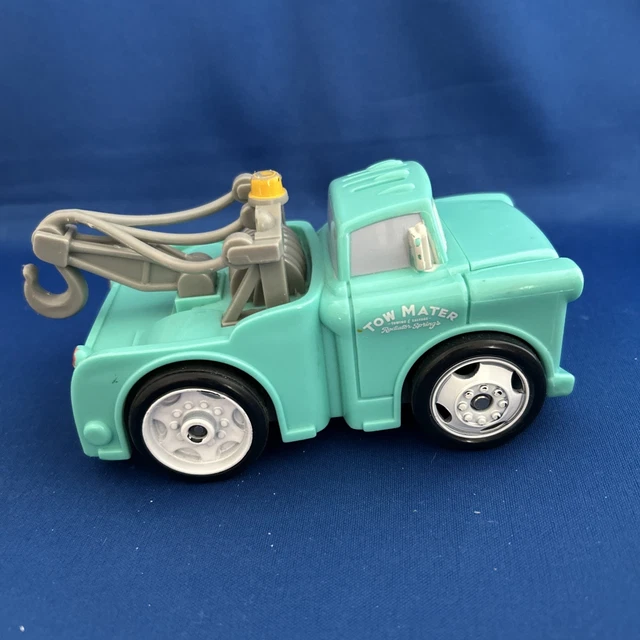 DISNEY PIXAR CARS Mattel Shake N Go Blue Mater Truck Talking- Works ...