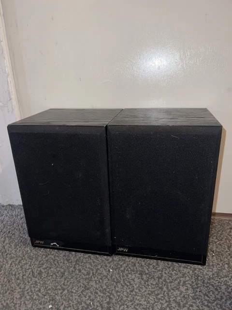 JPW GOLD MONITOR 70W Bookshelf Speakers Vintage British Hi-Fi Sound ...