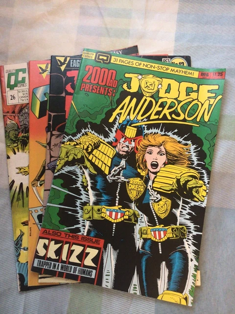 COLLECTION OF PSI Judge Anderson , Judge Dredd, 2000ad Retro Comics $44 ...