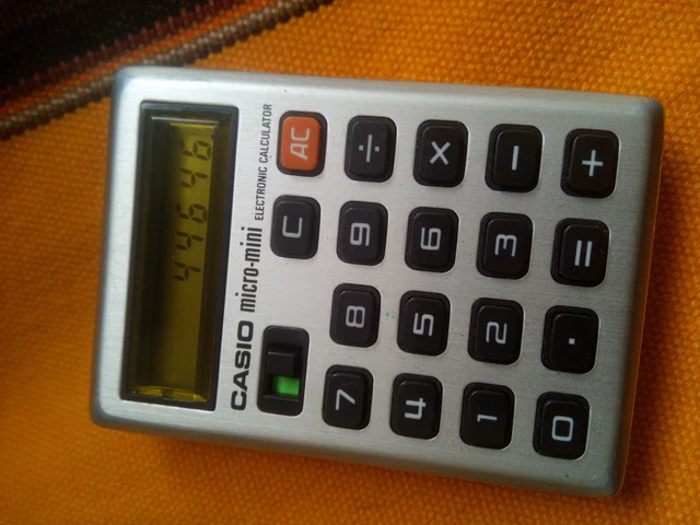 ANCIENNE CALCULATRICE CASIO micro mini EUR 35,00 - PicClick FR