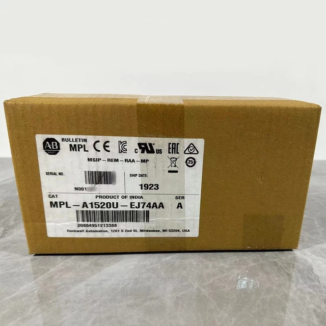 NUEVO SERVOMOTOR MPL-A1520U-EJ74AA Allen Bradley MPL A1520U EJ74AA ...