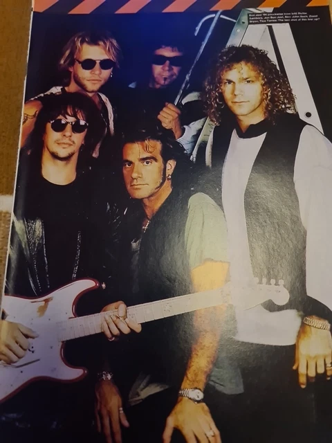 BON JOVI RICHIE Sambora Jon A4 Poster Raw Mag £6.49 - PicClick UK