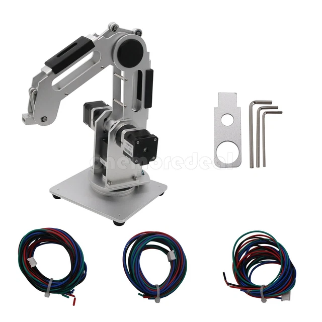 3-AXIS MECHANICAL ROBOT Arm 3-DOF Robotic Arm+3pcs 42 Gear Motors ...